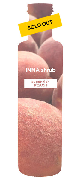 super rich PEACH shrub – INNA jam + INNA shrub